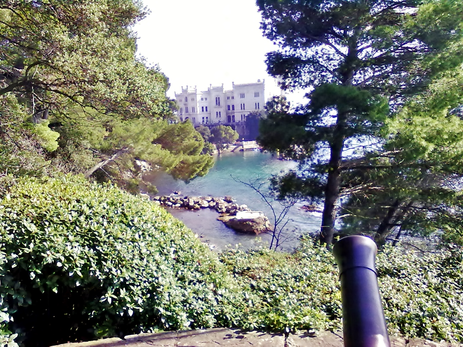 Parco del castello di Miramare Trieste. Circonda l'intero Castello